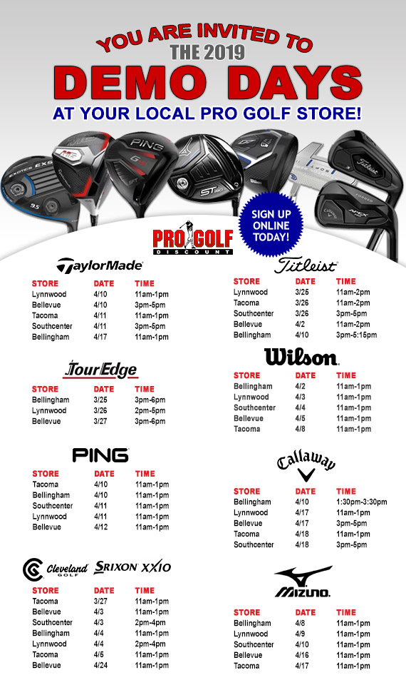 Demo Days | Pro Golf Seattle